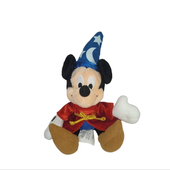 Disney | Toys | Disney Store Fantasia Mickey Mouse H Plush Wizard Doll ...